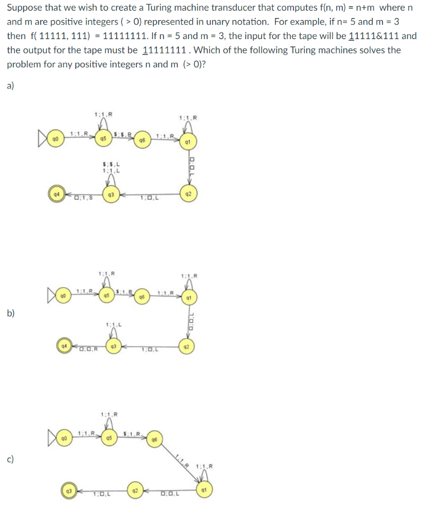 Solved Suppose that we wish to create a Turing machine | Chegg.com