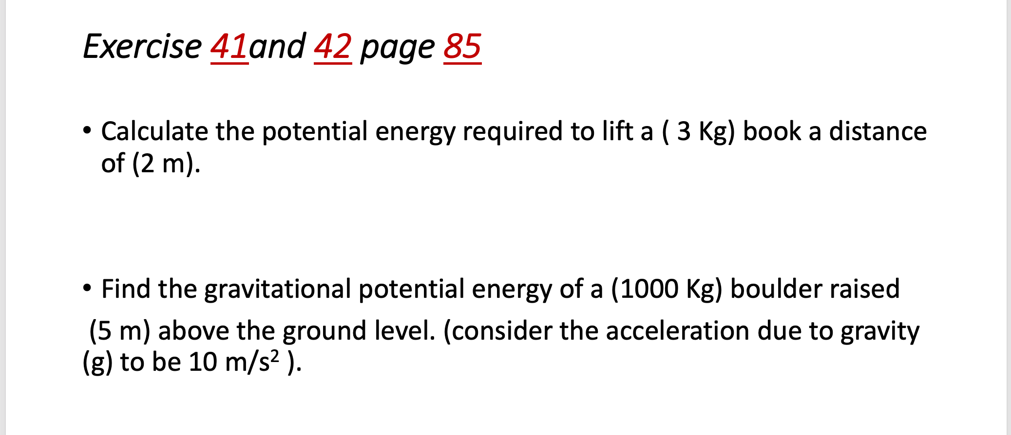 Solved Exercise 41and 42 page 85 • Calculate the potential | Chegg.com