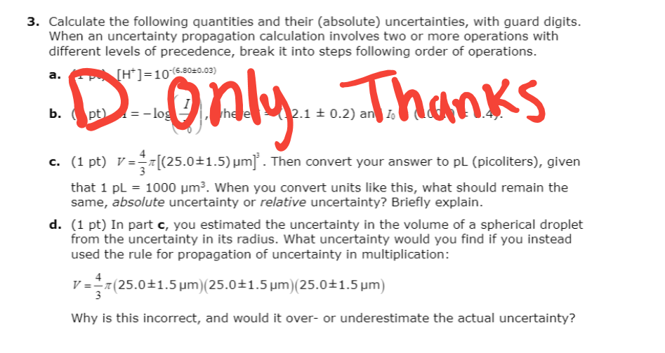 Solved 3. Calculate the following quantities and their | Chegg.com