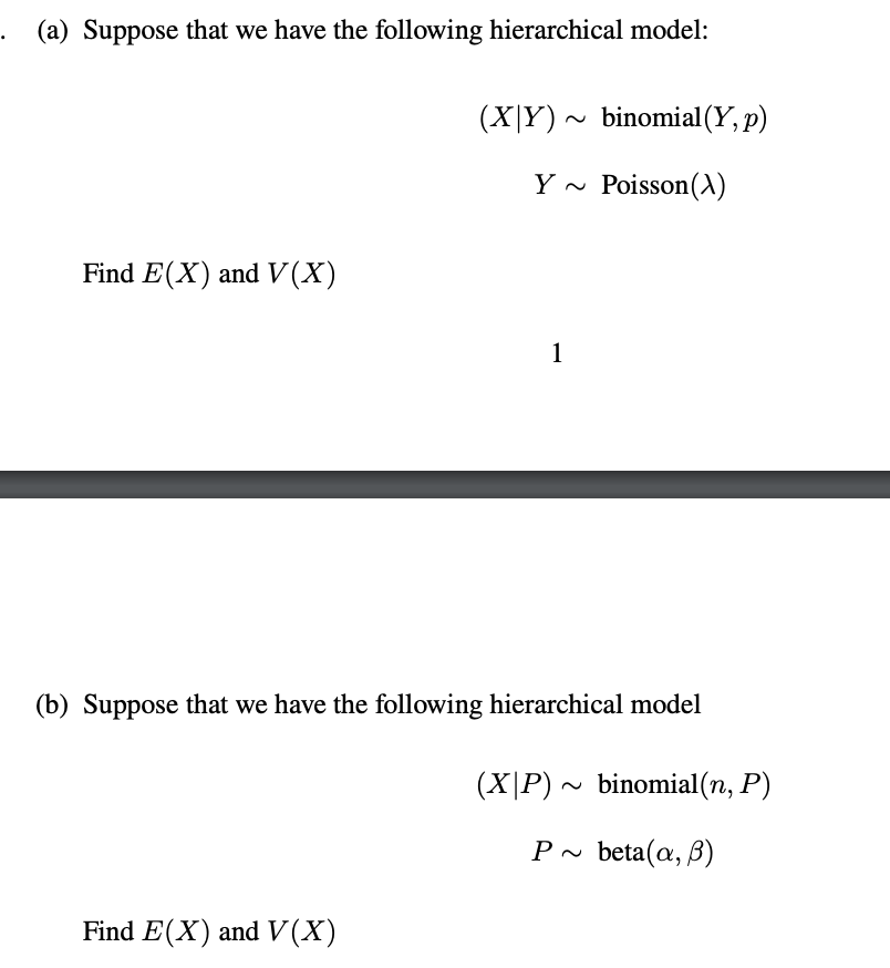 Solved (a) Suppose that we have the following hierarchical | Chegg.com