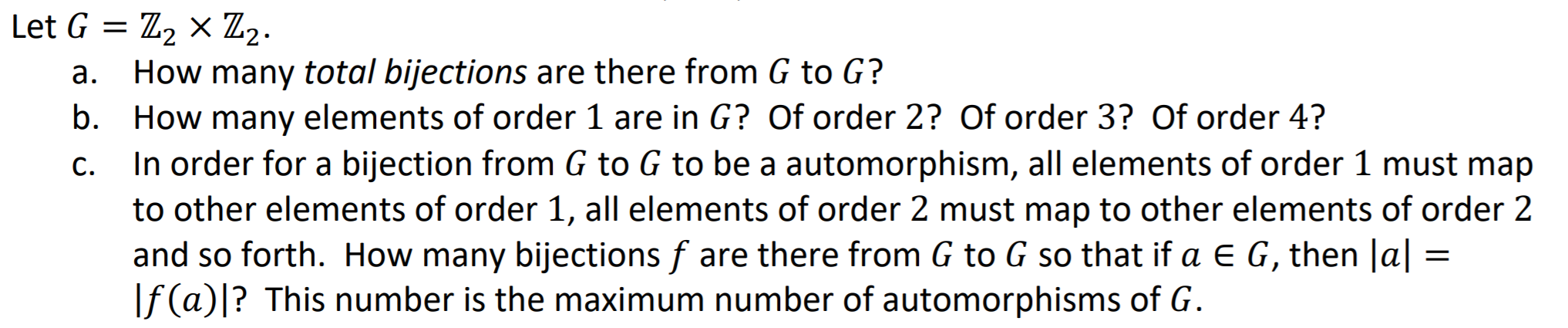Solved Isomorphisms question part b, c and e only (I will | Chegg.com