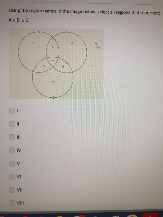 Solved Using the region names in the image below, select all | Chegg.com