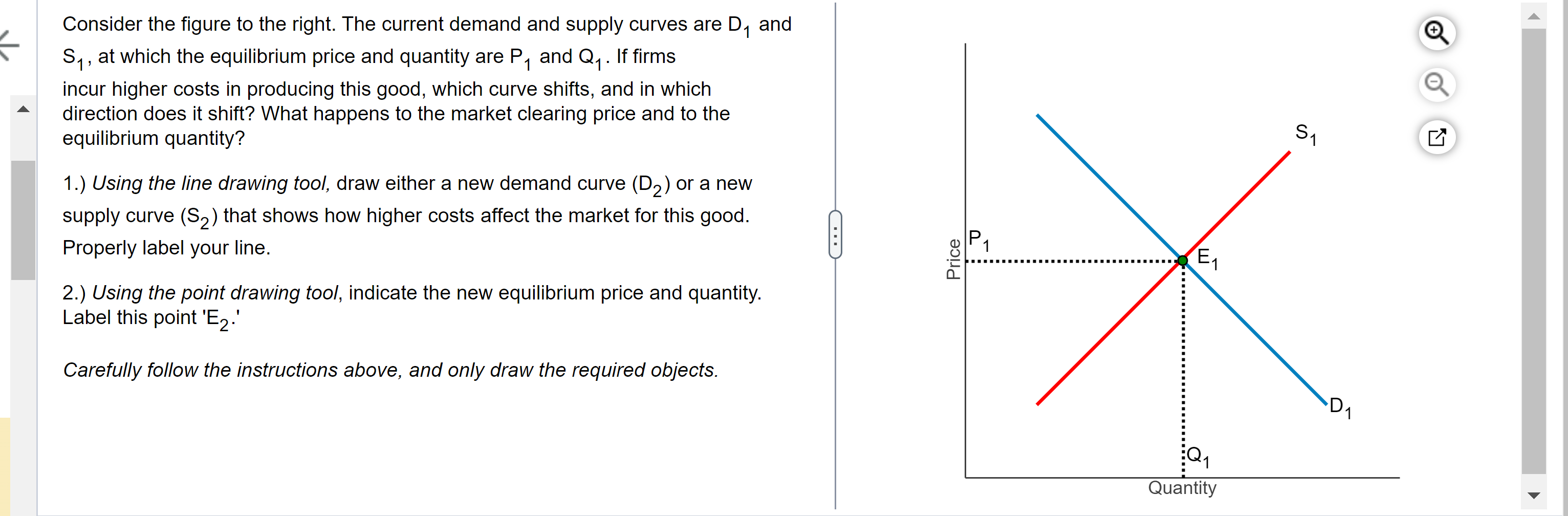 Solved Consider the figure to the right. The current demand | Chegg.com