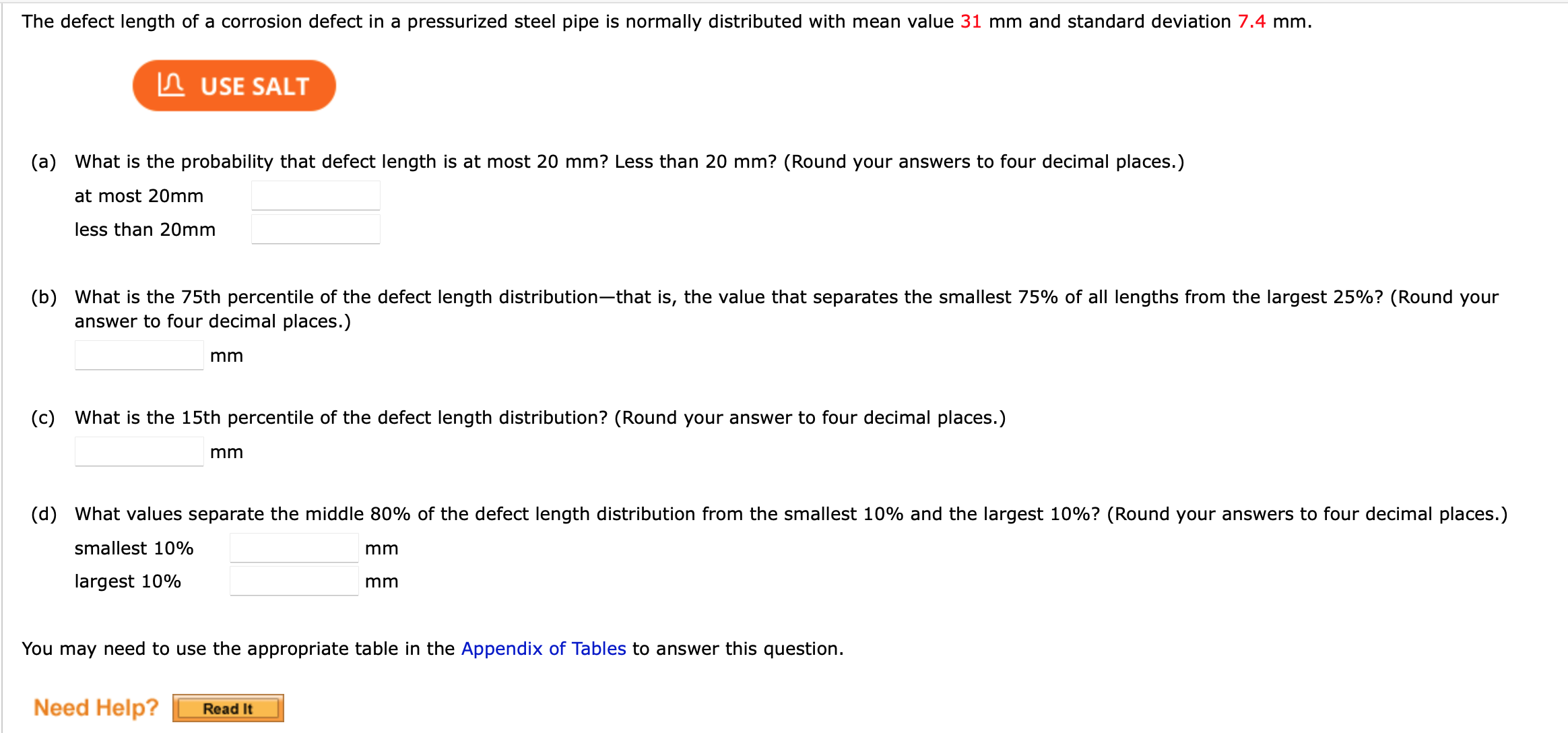 Solved The defect length of a corrosion defect in a | Chegg.com