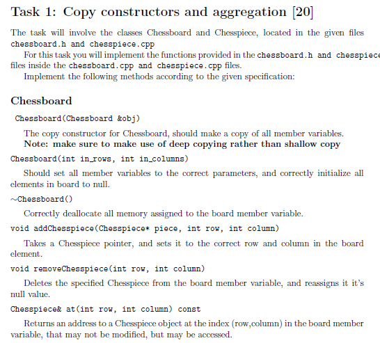 Solved Please do the following in c++98 and PLEASE use the | Chegg.com