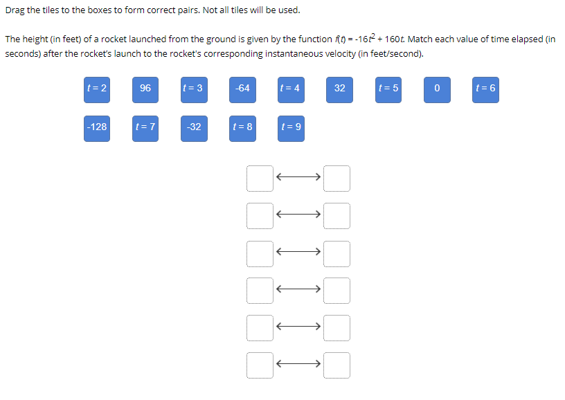 Solved Drag the tiles to the boxes to form correct pairs. | Chegg.com