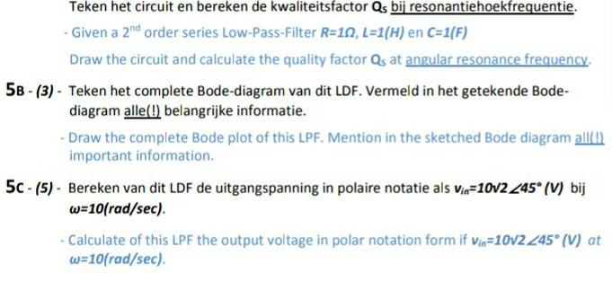 Solved Draw the complete Bode plot of this LPF. Mention in | Chegg.com