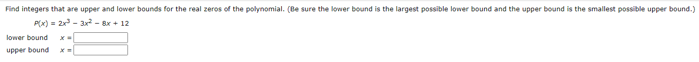 Solved Find Integers That Are Upper And Lower Bounds For The