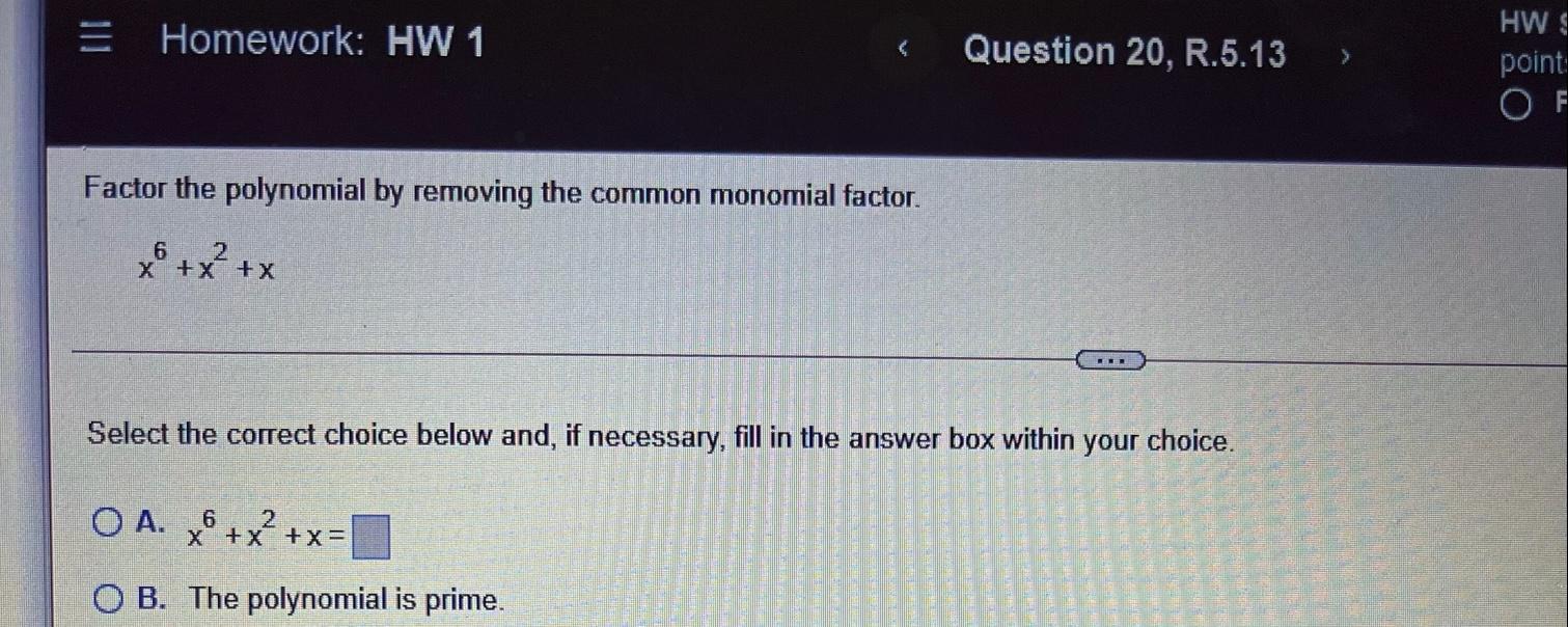 Solved = Homework: HW 1 ( Question 19, R.4.95 HW Score: | Chegg.com