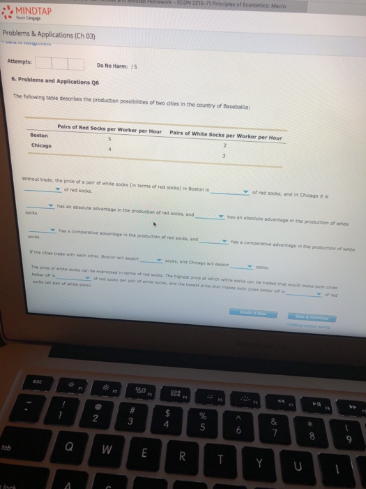 Solved k-ECON 2216-71 Princples of E MIN DTAP Problems & | Chegg.com
