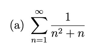 Solved ∑n=1∞n2+n1 | Chegg.com