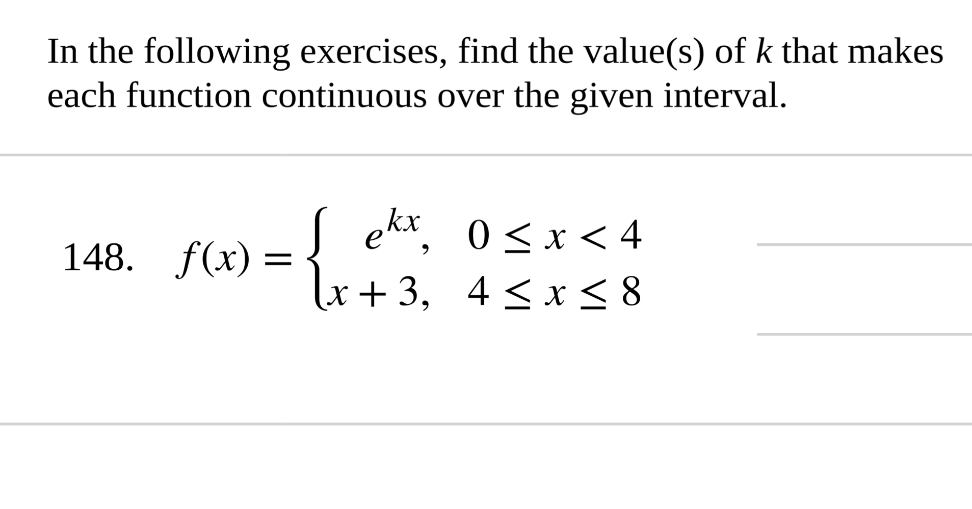 Solved In The Following Exercises Find The Value S Of K