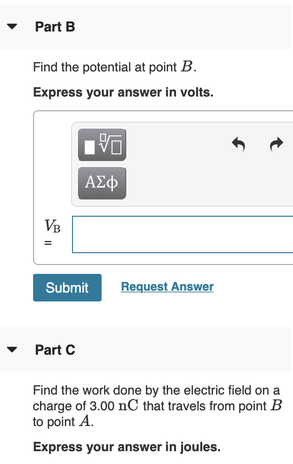 Solved 1 Review | Cor Two point charges q1 = 2.00 nC and q2 | Chegg.com