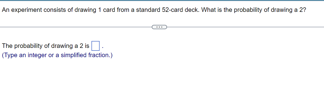 Solved An experiment consists of drawing 1 card from a | Chegg.com