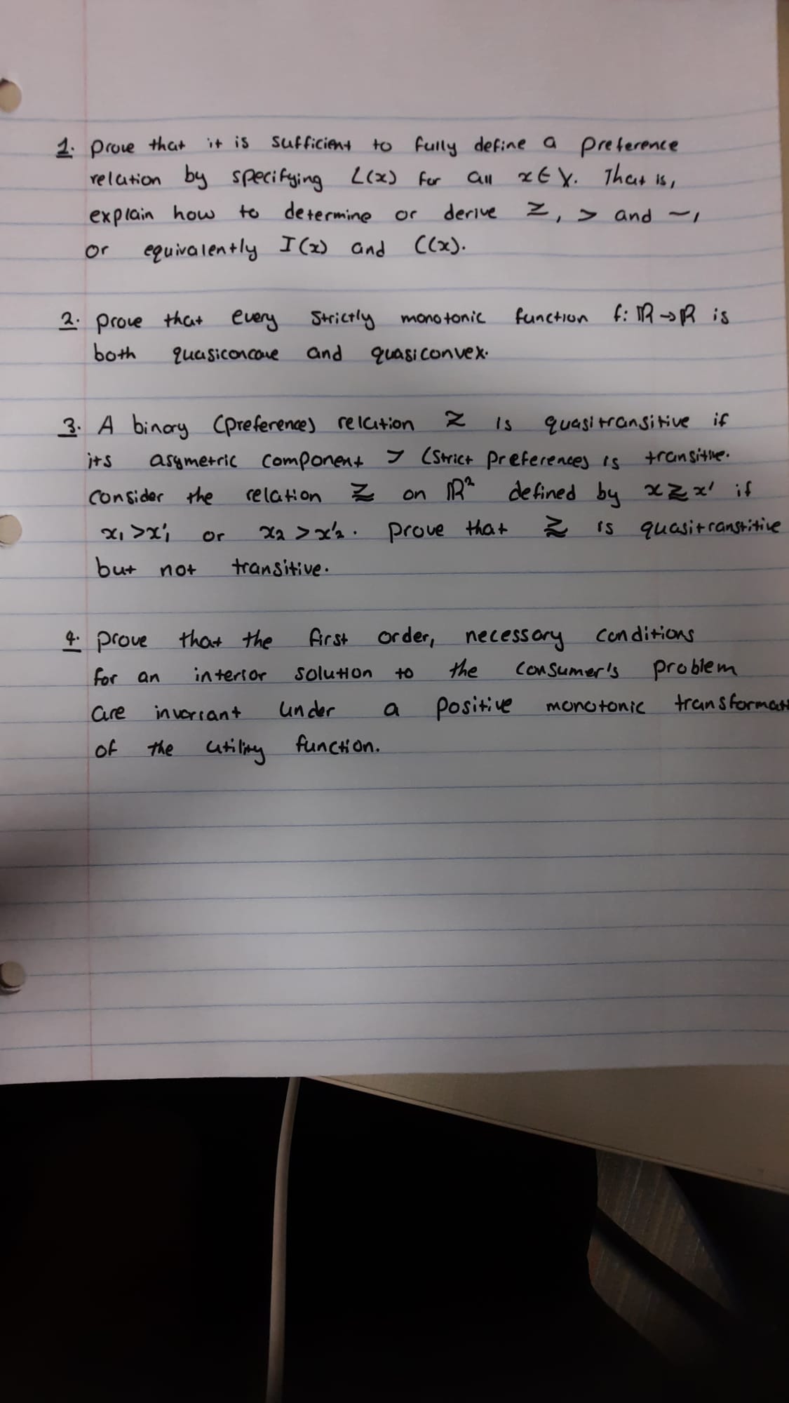 Solved 1. Prove that it is sufficient to fully define a | Chegg.com