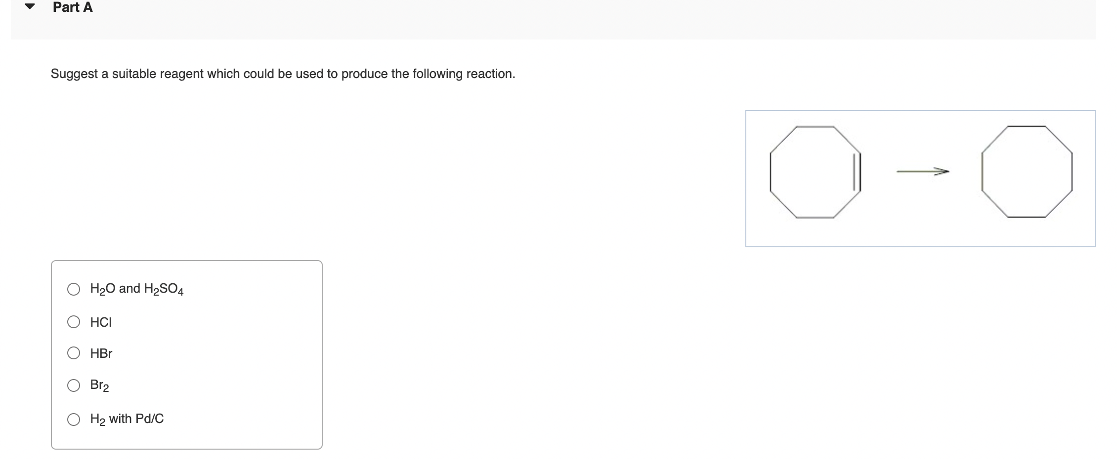 Solved Suggest a suitable reagent which could be used to | Chegg.com
