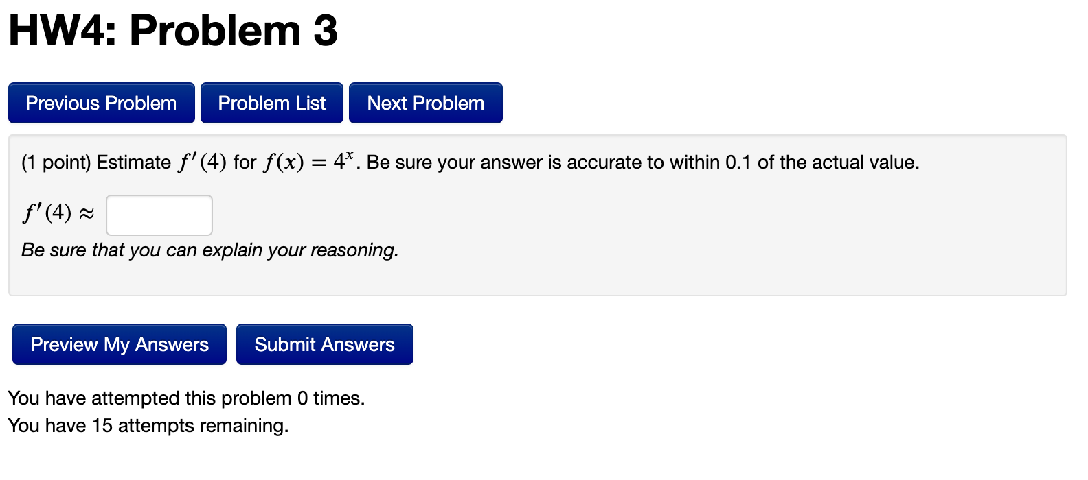 Solved HW4: Problem 3 Previous Problem Problem List Next | Chegg.com