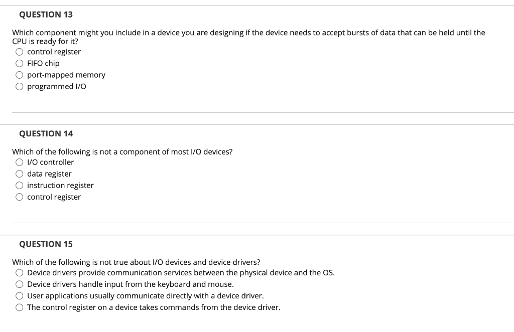 Solved QUESTION 13 Which component might you include in a | Chegg.com