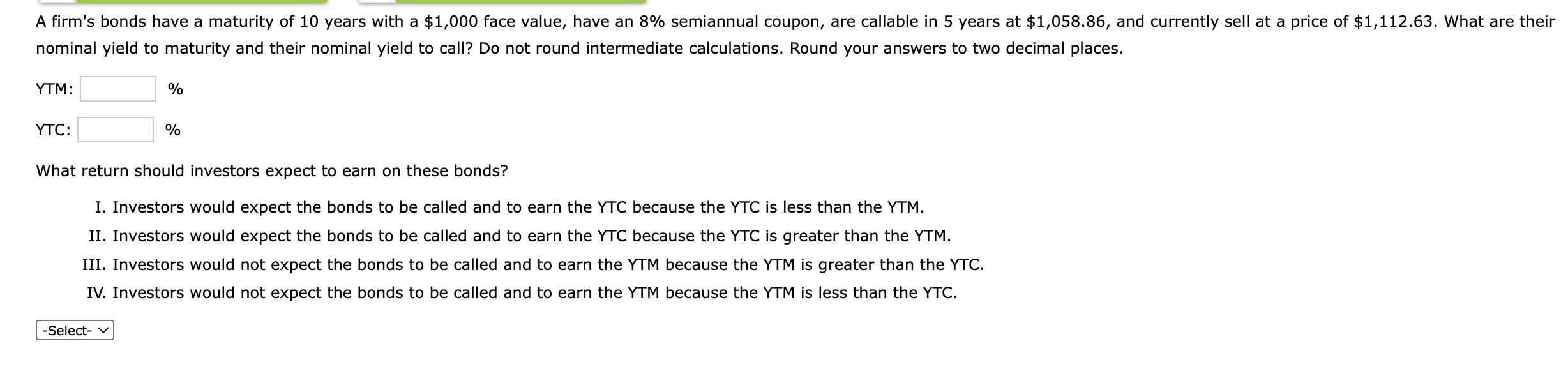 Solved nominal yield to maturity and their nominal yield to | Chegg.com