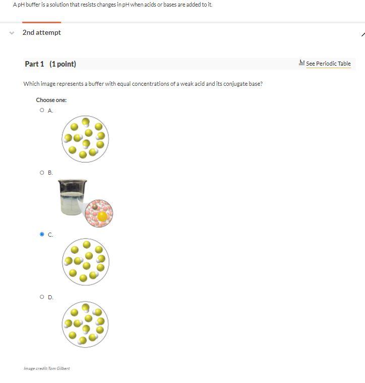 Solved A pH buffer is a solution that resists changes in pH | Chegg.com