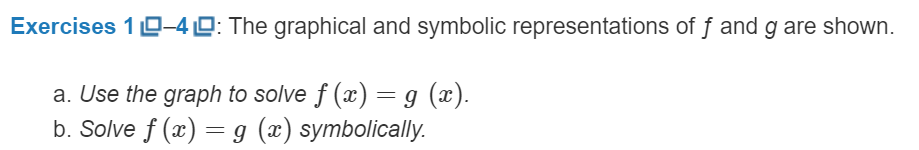 Solved Exercises 10-40: The graphical and symbolic | Chegg.com