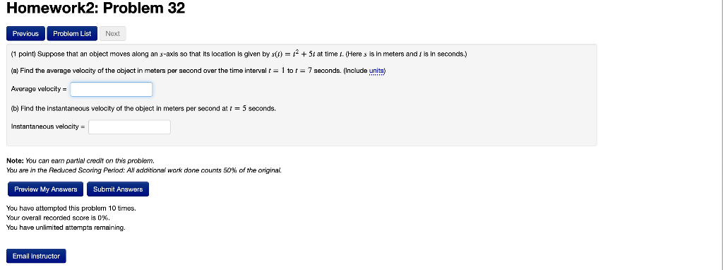 Solved Homework2: Problem 32 Previous Problem List Next (1 | Chegg.com