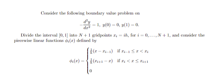Solved Consider the following boundary value problem on | Chegg.com