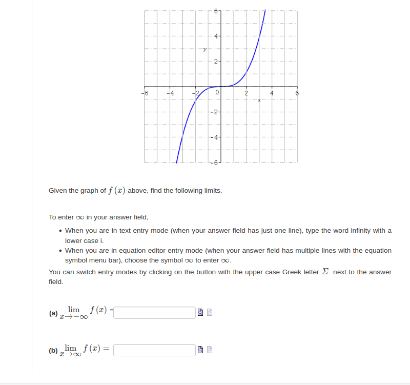 Solved Given the graph of f(x) above, find the following | Chegg.com