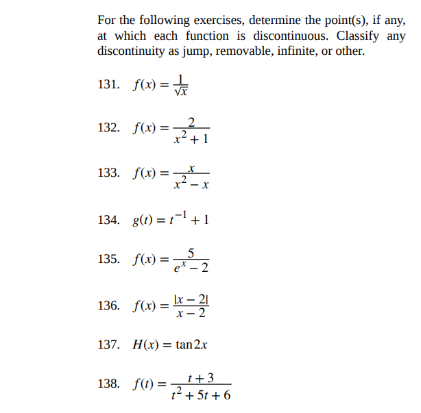 Solved For the following exercises, determine the point(s), | Chegg.com