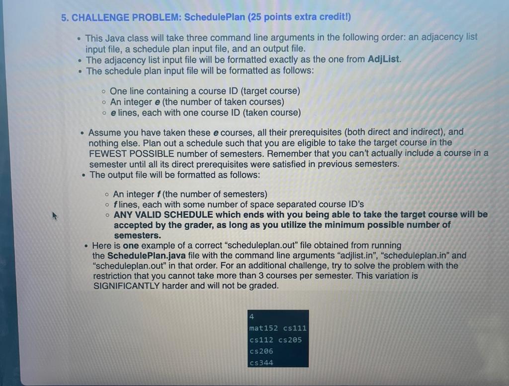 Solved package prereqchecker; import java.util.*; /** * | Chegg.com