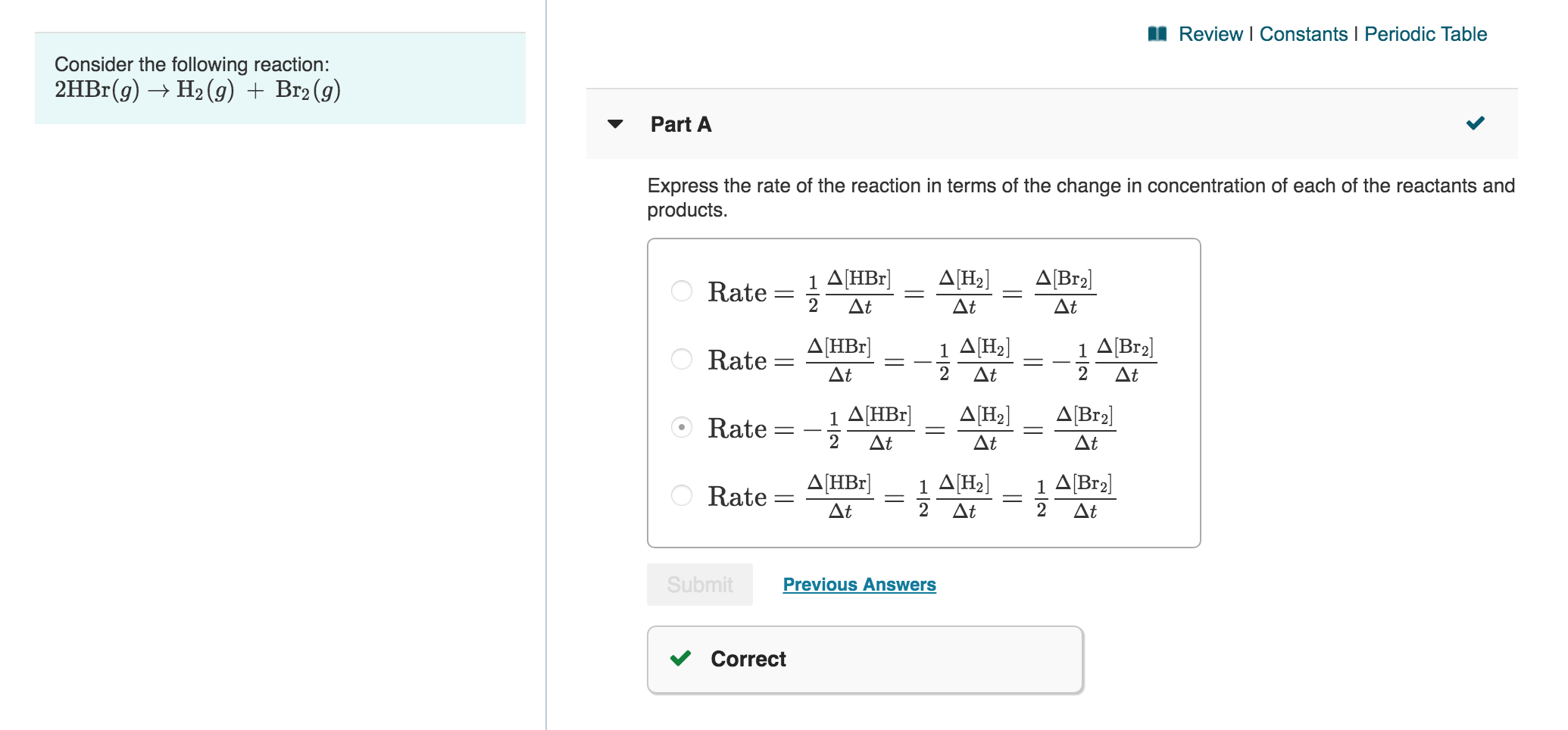 Solved Review Constants | Periodic Table Consider the | Chegg.com