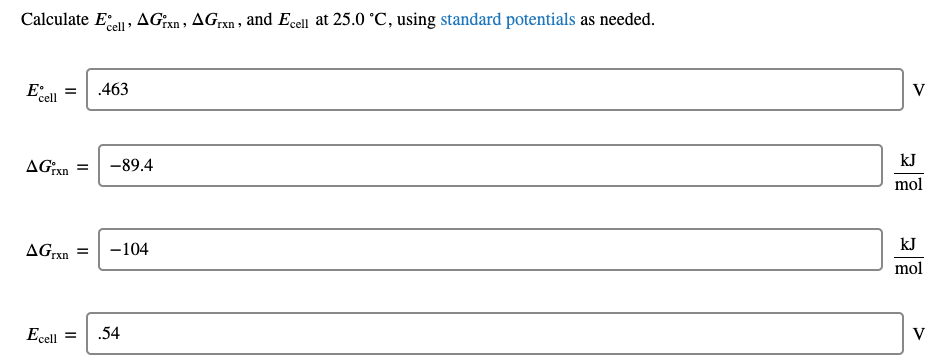 Solved Write the net cell equation for this electrochemical | Chegg.com