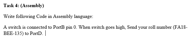 Solved Task 4 Assembly Write Following Code In Assembly 