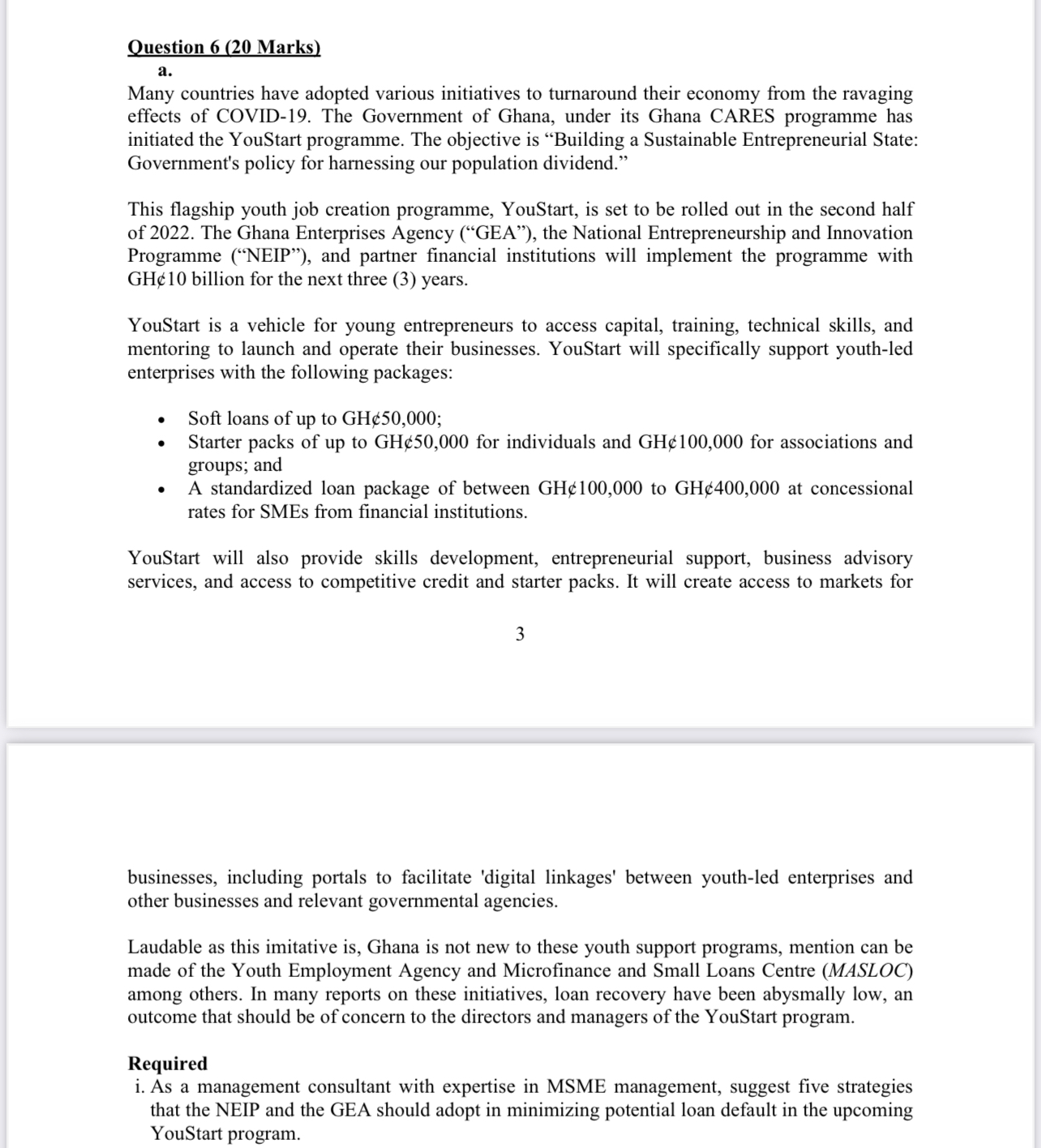Solved Question 6 (20 ﻿Marks)a.Many countries have adopted | Chegg.com