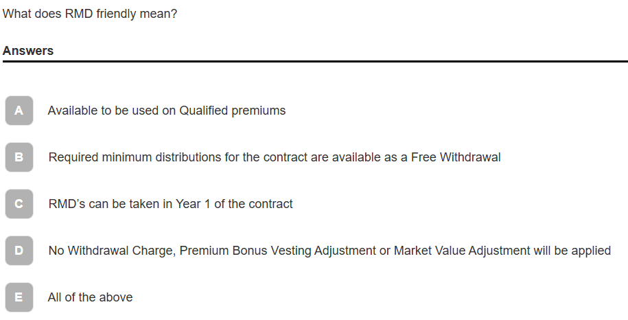 Solved What does RMD friendly mean?AnswersAvailable to be | Chegg.com
