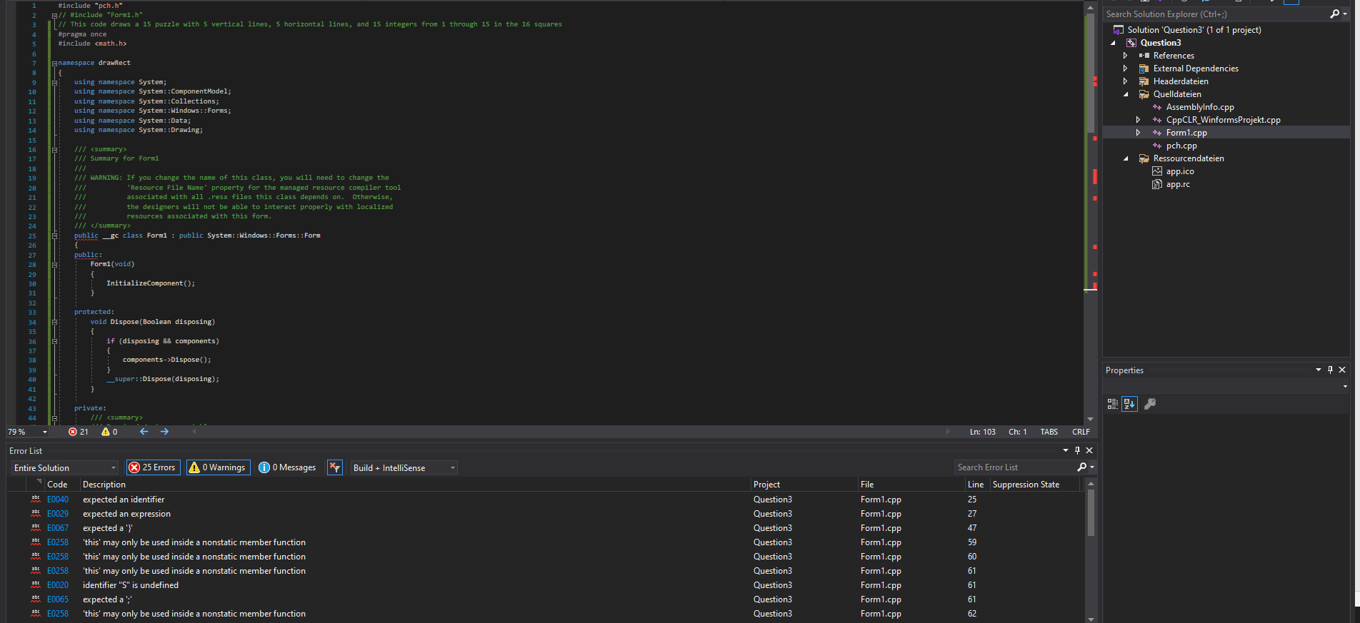 Solved Run this code in C++ visual studio winform. I'm | Chegg.com