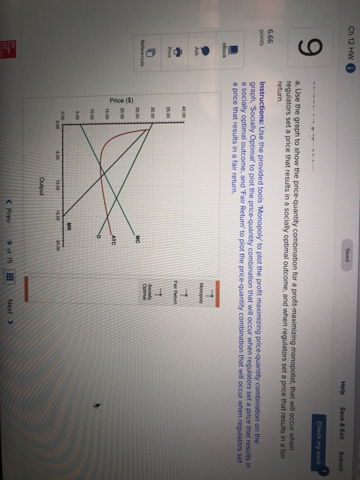 Solved Ch 12 HW 6 Help Save& Exit Submit Check my work 9 a. | Chegg.com