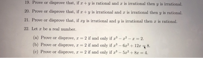 Solved . Prove that if n is an integer and n3 +5 is odd, | Chegg.com