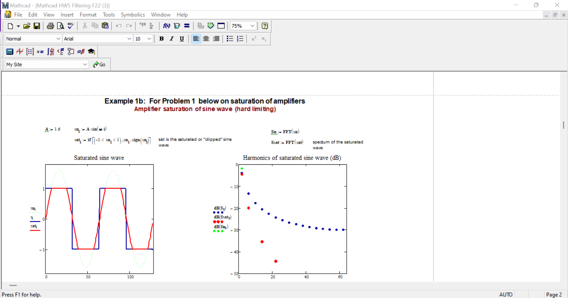 Example 1a: For Pro blem 1 be low on saturation of | Chegg.com