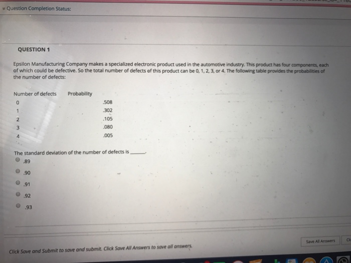 Solved Question Completion Status: QUESTION 1 Epsilon | Chegg.com