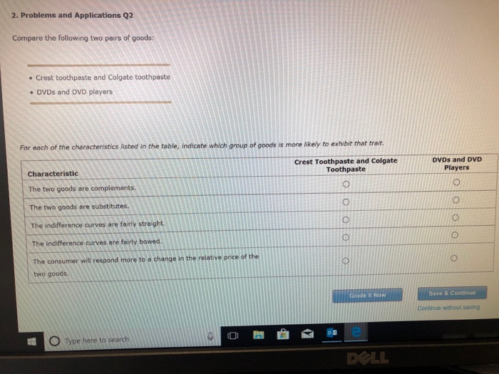 Solved 2. Problems and Applications Q2 Compare the following | Chegg.com
