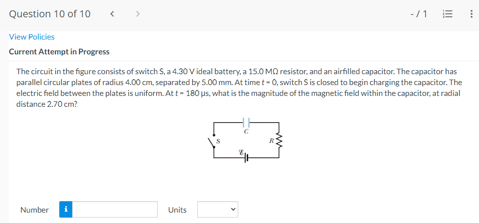 Solved Question 10 of 10 - 71 III : View Policies | Chegg.com