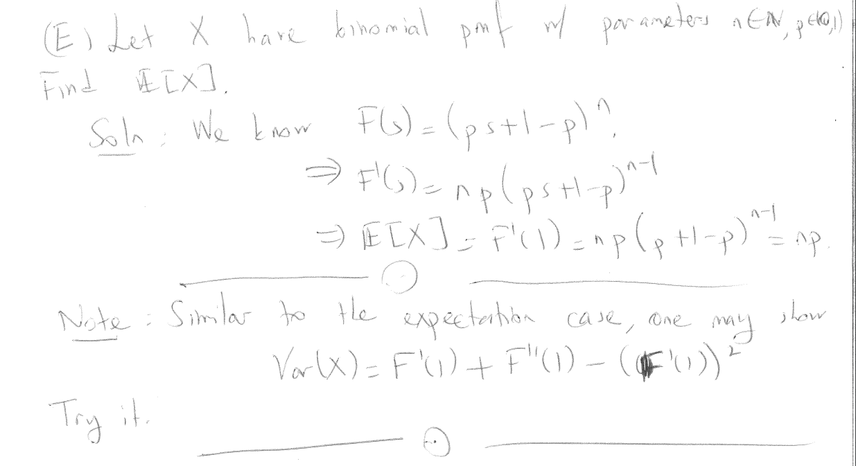 Solved (E) Let X have binomial ponf m porameters a∈N,p(t(0)) | Chegg.com