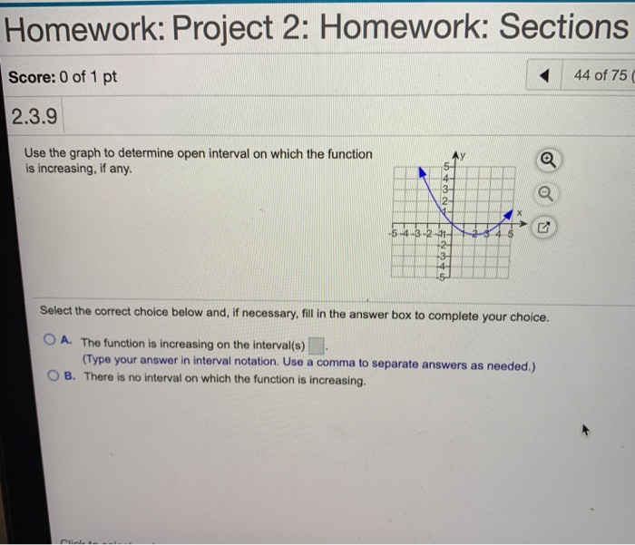 Solved Homework: Project 2: Homework: Sections 44 of 75 | Chegg.com