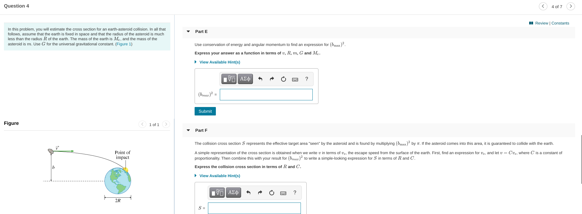 Solved Review Constants Part C In this problem, you will | Chegg.com