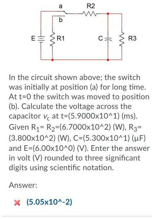 Solved R2 E R1 ct 3 R3 In the circuit shown above; the | Chegg.com