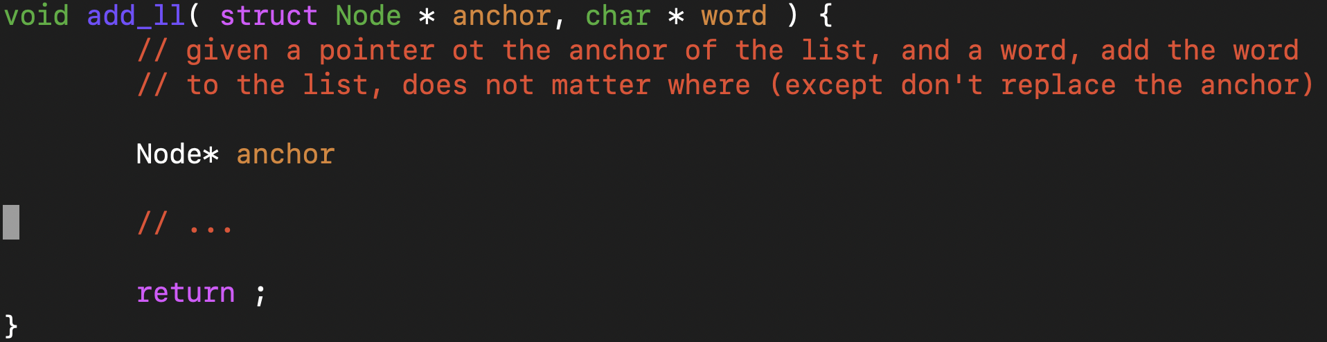 Solved struct Node * new_11( void ) { // return a new node | Chegg.com