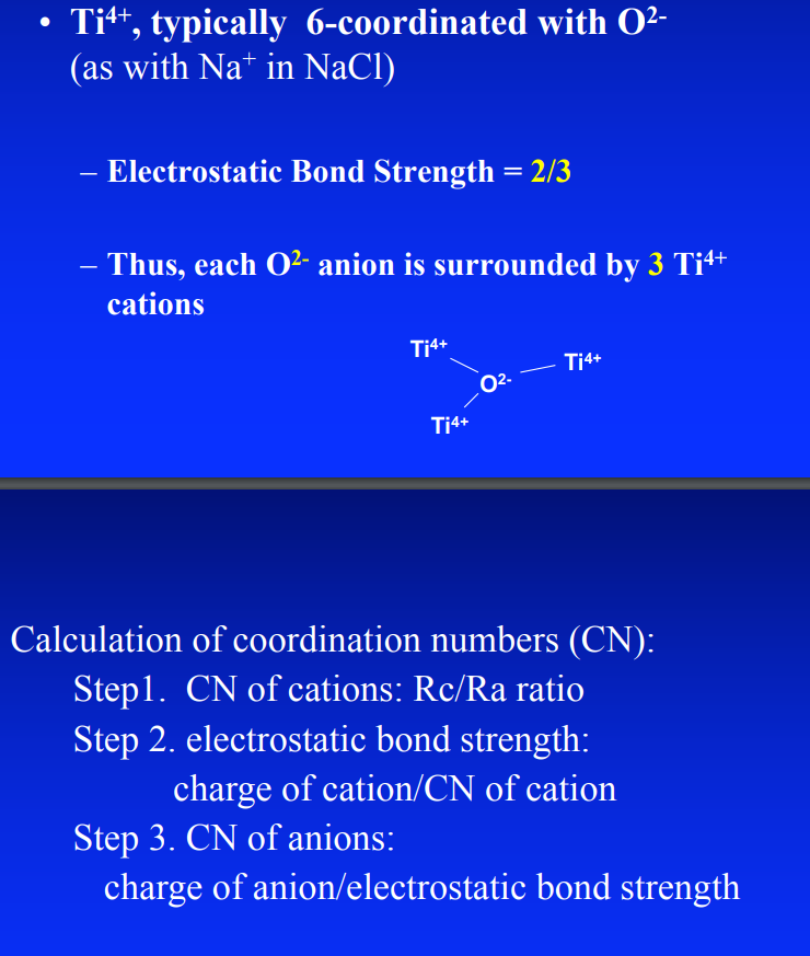 Solved Ti4, typically 6-coordinated with O2 (as with Na* in | Chegg.com