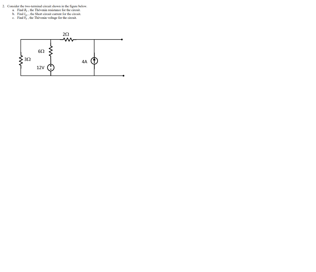 Solved 2. Consider the two-terminal circuit shown in the | Chegg.com