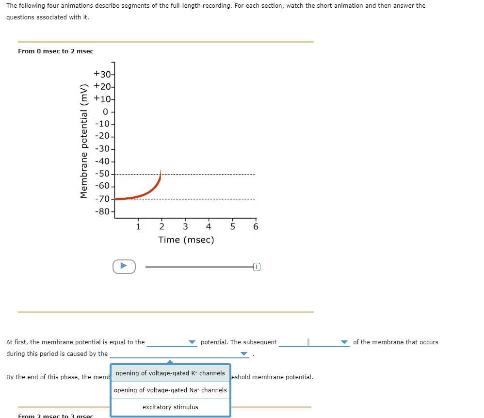 Solved The following four animations describe segments of | Chegg.com